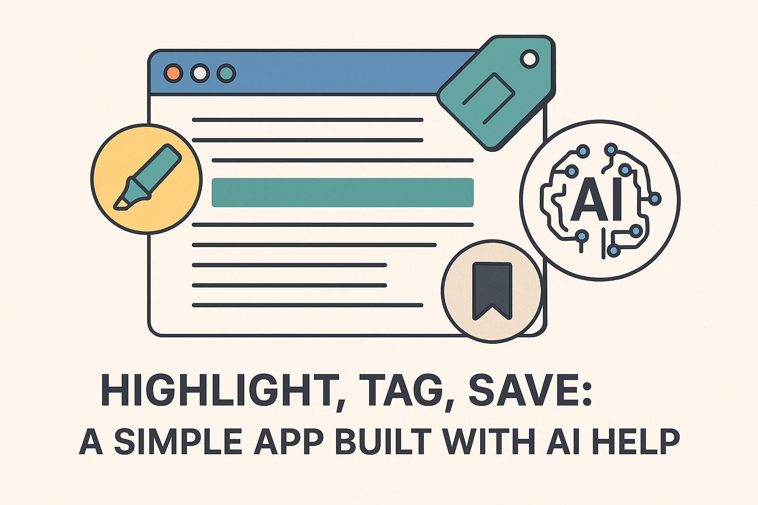 Highlight, Tag, Save: A Simple App Built with AI